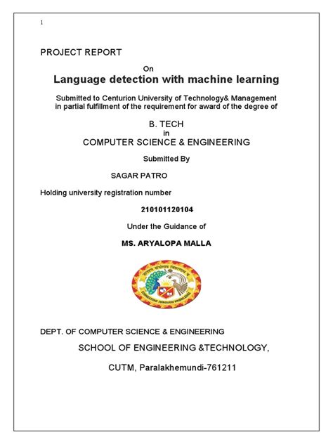 Machine Learning Approach For Language Detection Using Character N