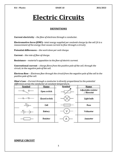 electric circuit theory pdf electric current electrical