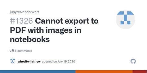 Cannot Export To PDF With Images In Notebooks Issue Jupyter Nbconvert GitHub