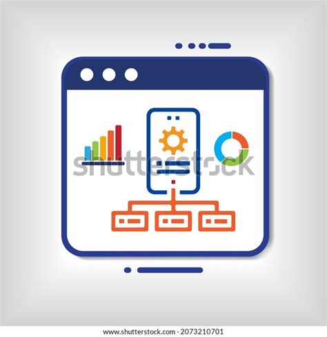 Api Analytics Icon Dashboard Vector Stock Vector Royalty Free