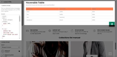Gecko Custom HTML