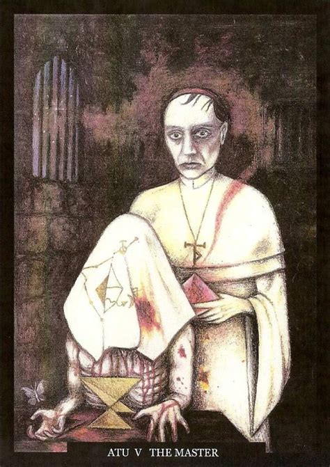 V The Hierophant The Master Sinister Tarot By Christos Beest