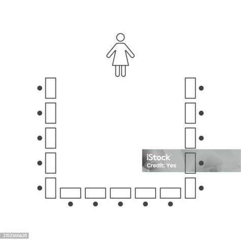 전통적인 좌석 배치 라인 아이콘입니다 교실 세미나 또는 영화관의 좌석 계획 계획 청사진 건축 계획 벡터 일러스트 레이 션 가구에 대한 스톡 벡터 아트 및 기타 이미지
