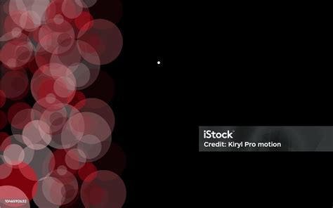 빨간 밝은 투명 추상 빛나는 아름 다운 빛 명소 Bokeh 효과 검은 배경과 간단한 텍스트에 대 한 공간에 왼쪽에 있는 빛의