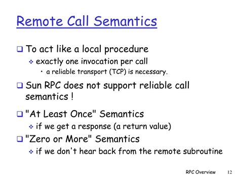 Ppt Lecture 20 Remote Procedure Call External Data Representation Powerpoint Presentation Id