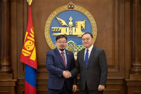 УИХ ын дарга Г Занданшатар АН ын шинэ дарга Лу Гантөмөртэй уулзлаа