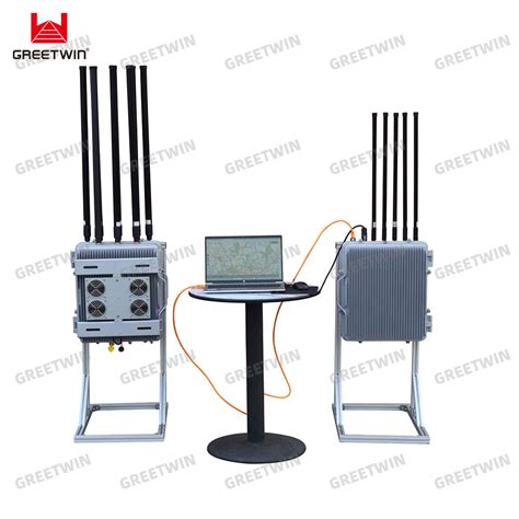 fixed drone detection and location with automatic jamming system from