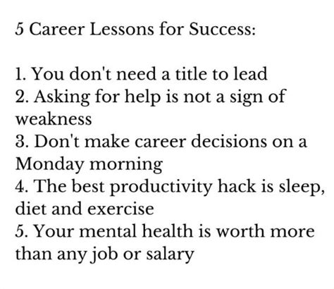 kavya jayashankar on linkedin 5 career lessons for success 👇