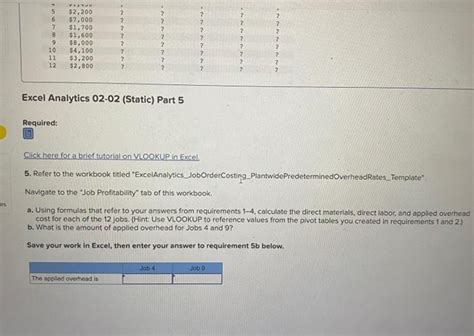 Solved Required 6 Refer To The Workbook Titled