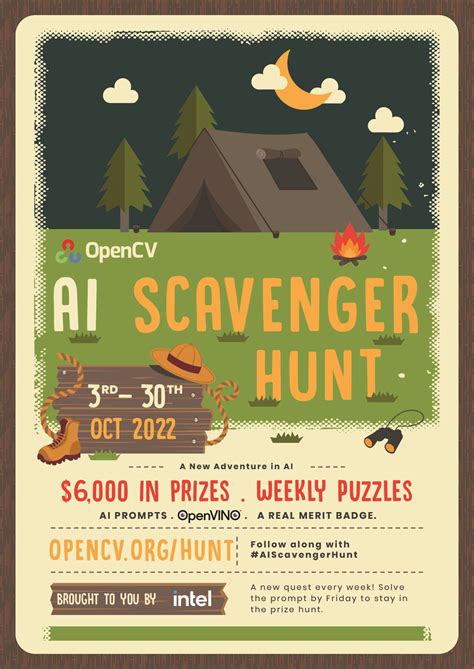 Join The Opencv Ai Scavenger Hunt Sponsored By Intel Opencv