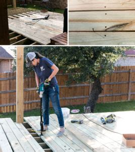 DIY You Can Have A Cool Floating Deck Part Building Strong
