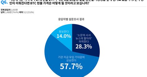설문조사 국내 투자자 577 내년 1월 현물 Etf 승인되면 Btc 상승 전망 코인니스