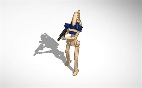 3d Design Pilot Battle Droid Tinkercad