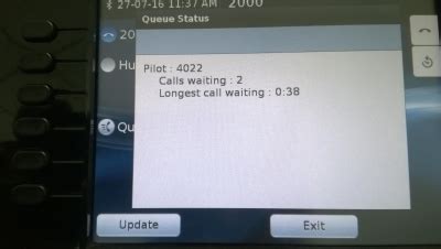 Cisco Hunt Group Call Waiting Queue Status