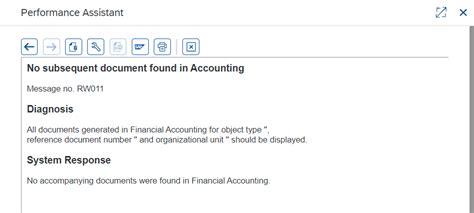 Solved No Subsequent Document Found In Accounting Message Sap Community