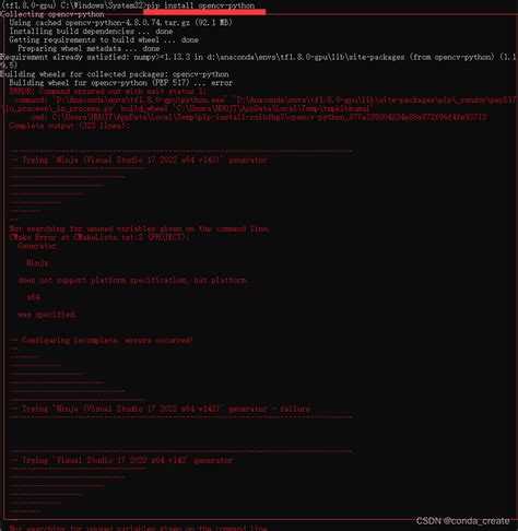 安装cv2失败 Csdn博客