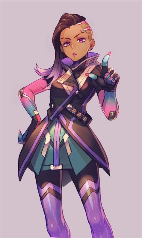 Clover Overwatch Fan Art Sombra Overwatch Overwatch