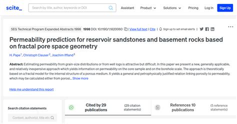Permeability Prediction For Reservoir Sandstones And Basement Rocks Based On Fractal Pore Space