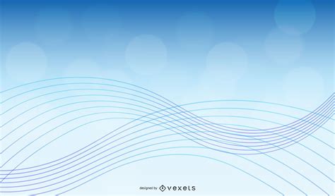 Vector Abstract Background With Blue Wave Vector Download