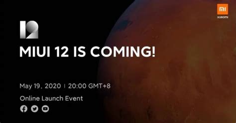 Xiaomi MIUI 12 Global Launch Set For May 19