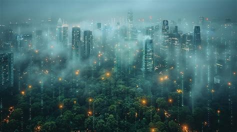 Aidriven Smart Sensor Network Monitoring Premium Ai Generated Image