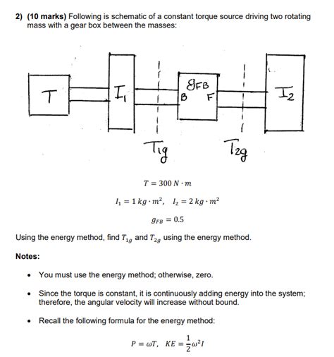 Solved 2 10 Marks Following Is Schematic Of A Constant Chegg Com