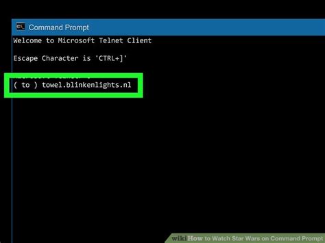 How To Watch Star Wars On Command Prompt 12 Steps With Pictures