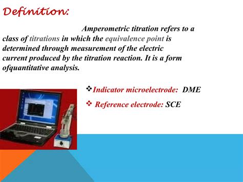 Amperometric Titration Ppt