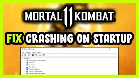 How To FIX Mortal Kombat Crashing On Startup YouTube