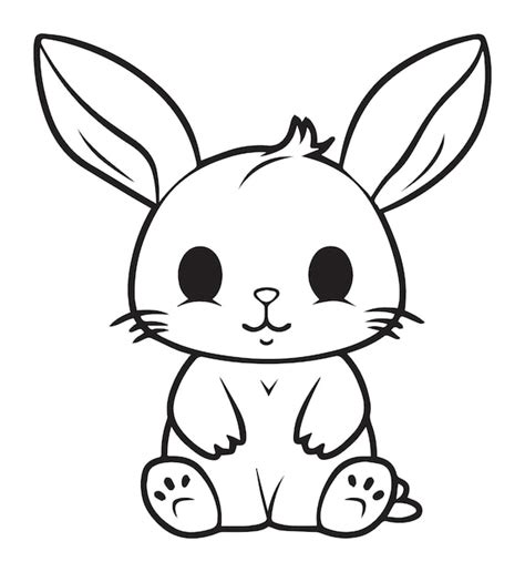 Premium Vector Rabbit Vector Minimal Flat Icon Pack
