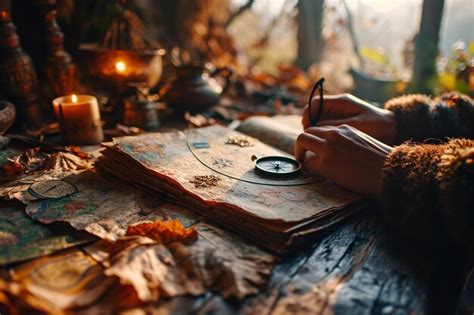 Premium Photo Hands Crafting A Personalized Travel Journal