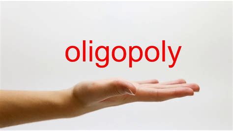 How To Pronounce Oligopoly American English Youtube