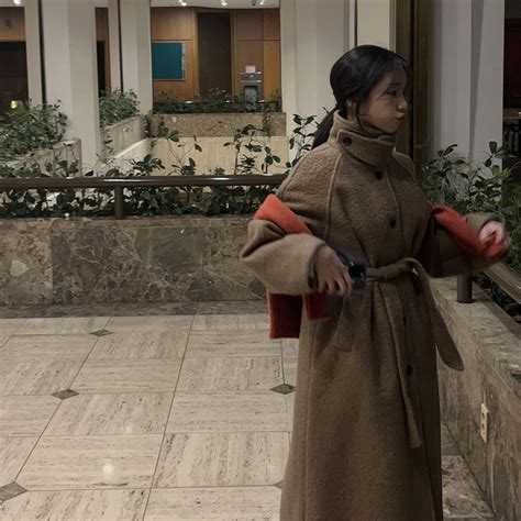 로솝 덴버 울 부클 롱 코트 위시버킷