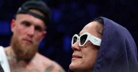 Amanda Serranos World Title Fight Cancelled Just Moments After Jake Paul Ko Win Mirror Online
