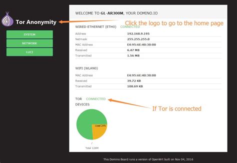 Tor GL INet Router Docs