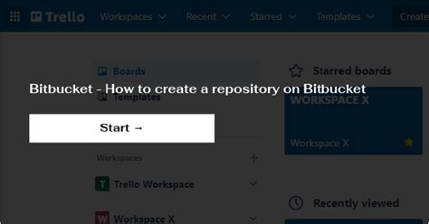 Bitbucket How To Create A Repository On Bitbucket