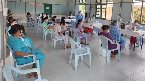 ကျွန်းစုမြို့တွင် ကျန်းမာရေးဝန်ထမ်း၁၈၆ဦးအား ကိုဗစ် ၁၉ ရောဂါကာကွယ်ဆေး