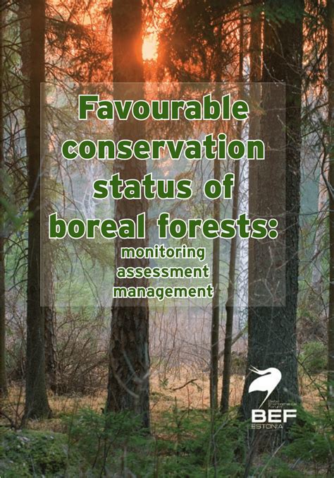 Pdf Favourable Conservation Status Of Boreal Forests Monitoring