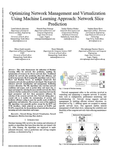 optimizing network management and virtualization using machine learning