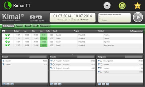 Kimai Timetracker﻿ Wrapper For Kimai Time Tracking