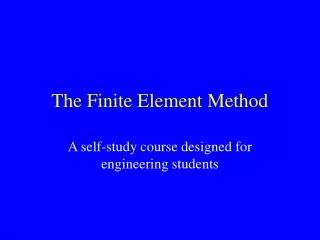 PPT Finite Element Method FEM PowerPoint Presentation Free Download ID 212983