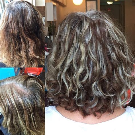 Hair Highlights And Lowlights Gray Hair Growing Out Frosted Hair