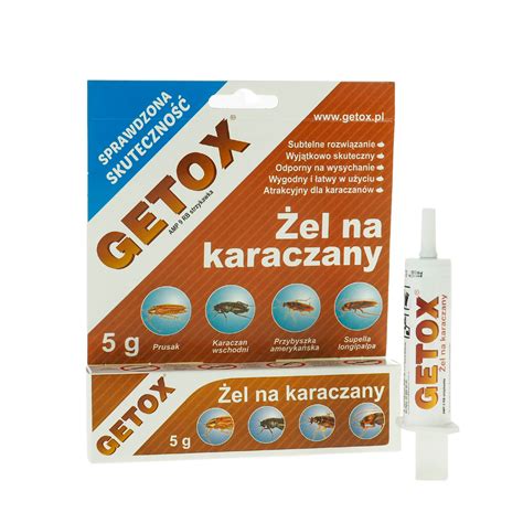 GETOX ŚRODEK ŻEL PASTA NA PRUSAKI I KARALUCHY 5G (5906981101956) • Cena ...