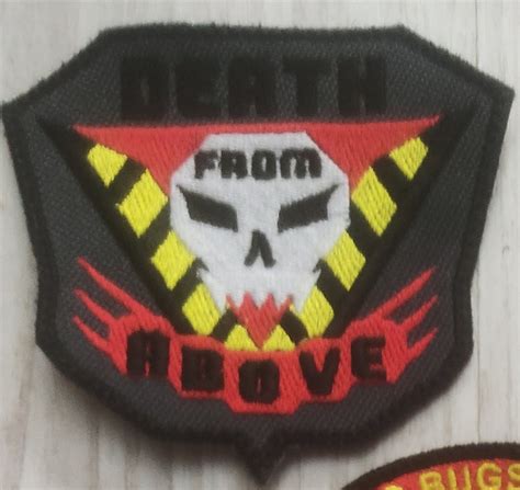 Death From Above Patch Space Troopers Inspierd Kill Them All Mobile