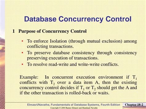 SOLUTION Fundamental Of Database Database Concurrency Control Studypool