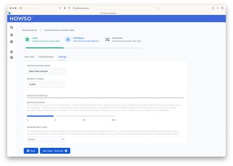 Generate Synthetic Data With Full Utility And Privacy Howso