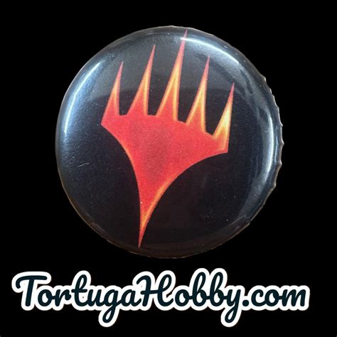 Magic The Gathering Buttons Mana Symbols Mtg Ccg Fan Set Etsy