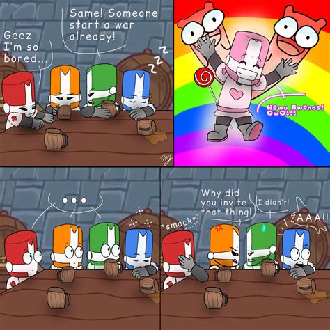 Castle Crashers Comics The Pink Knight By Btwimamermaidd On Deviantart