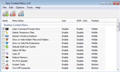 Easy Context Menu