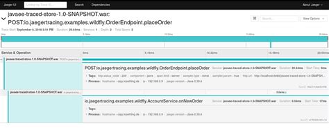 Automatic Tracing Of Java Ee Applications With Wildfly 14 And Jaeger